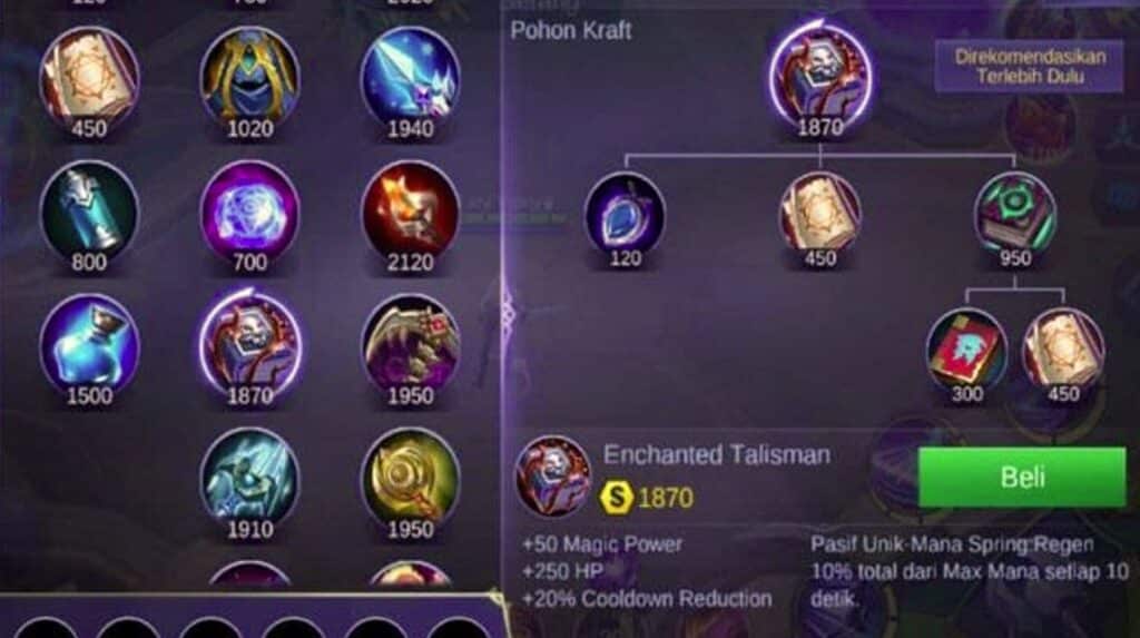 Item Build Aurora Tersakit Di Mobile Legends 2022