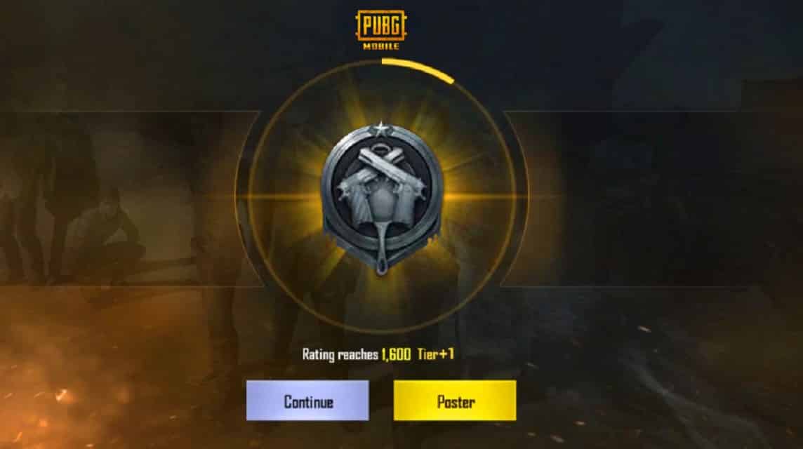 Here are 8 Rank Orders in PUBG MOBILE that you need to know