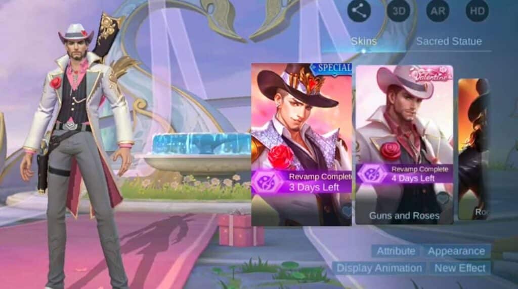 Wow! Revamp Skin Valentine 4 Hero Mobile Legends This Can Make You ...