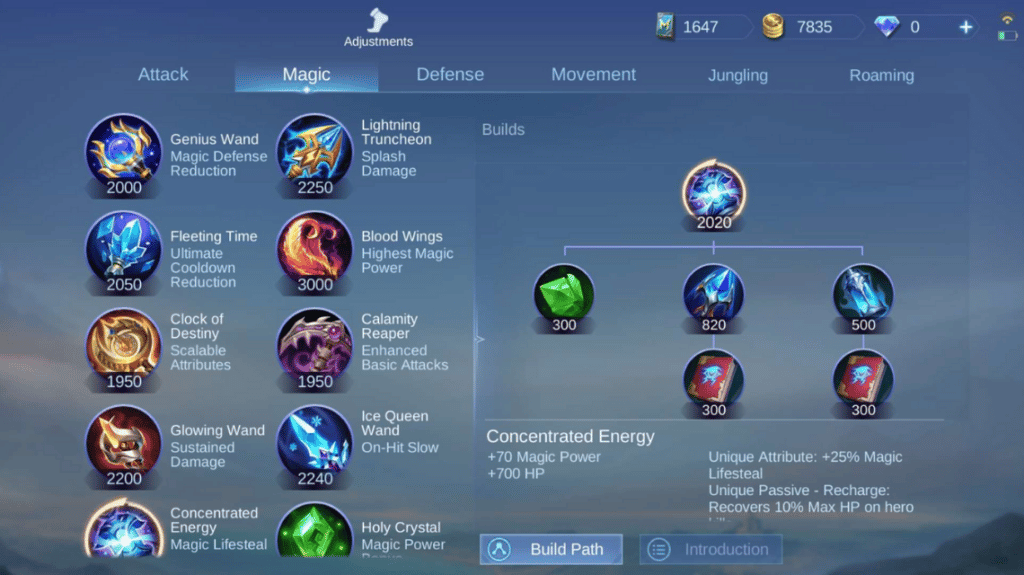 Rekomendasi Item Build Joy Midlane Mobile Legends